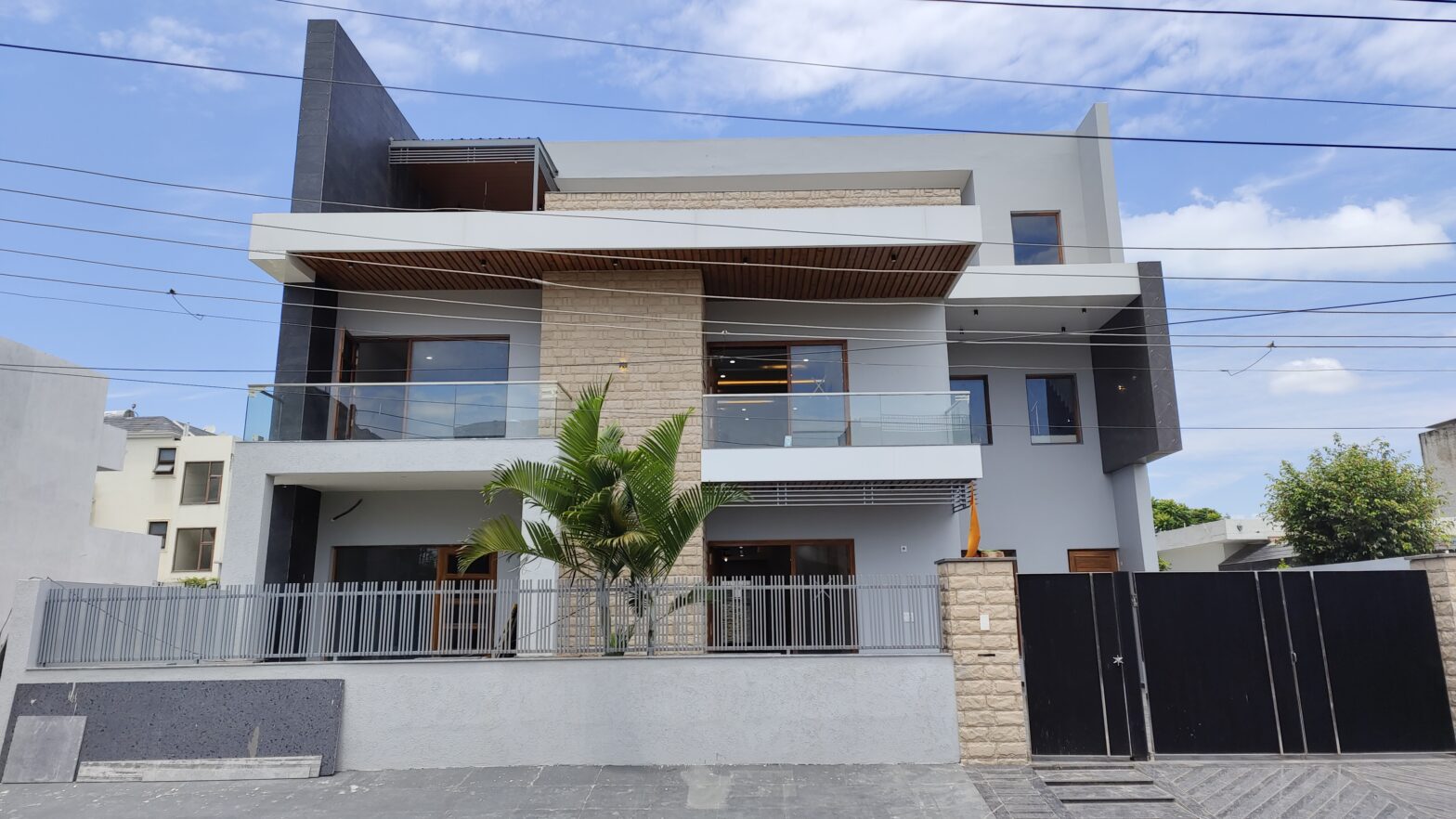 Simple house front Elevation design - Technocrat Anshul